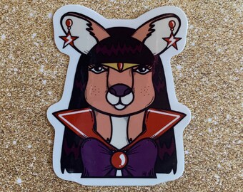 Sailor Moon Kangaroo Vinyl Sticker: Rosita the Roo 6cm X 7.5cm - Etsy