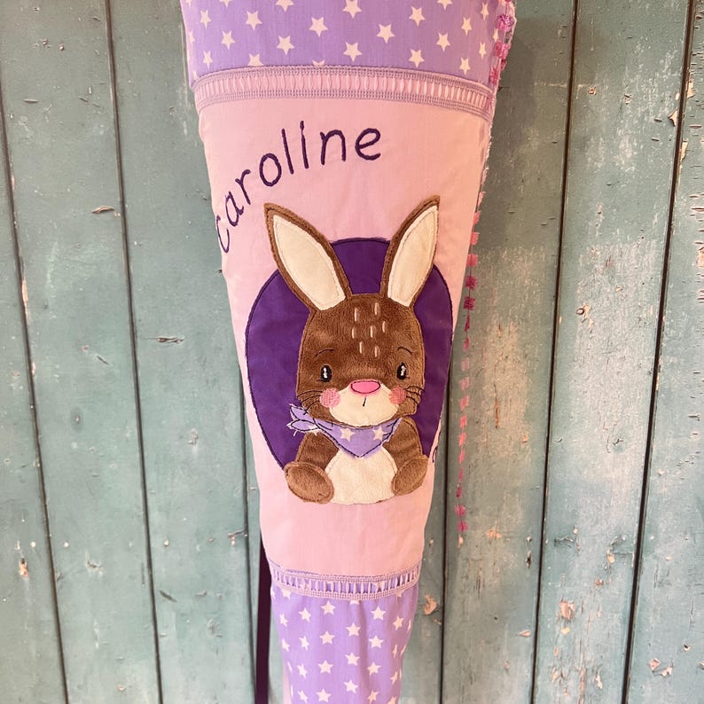 German School Cone | Bunny | 28inch | Schultüte | Zuckertüte ...