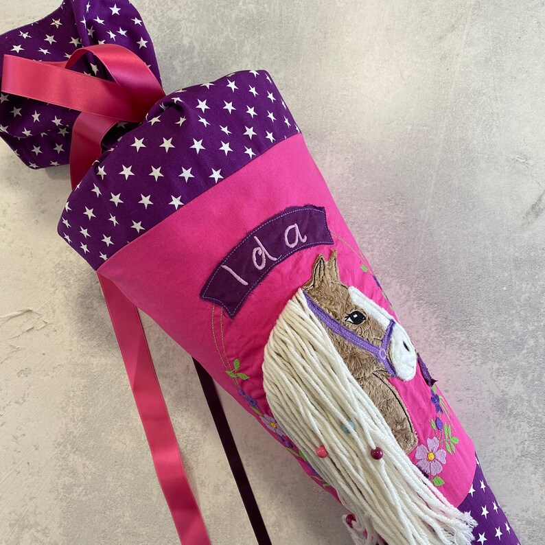 German School Cone | Little Horse | 28inch | Schultüte | Zuckertüte ...