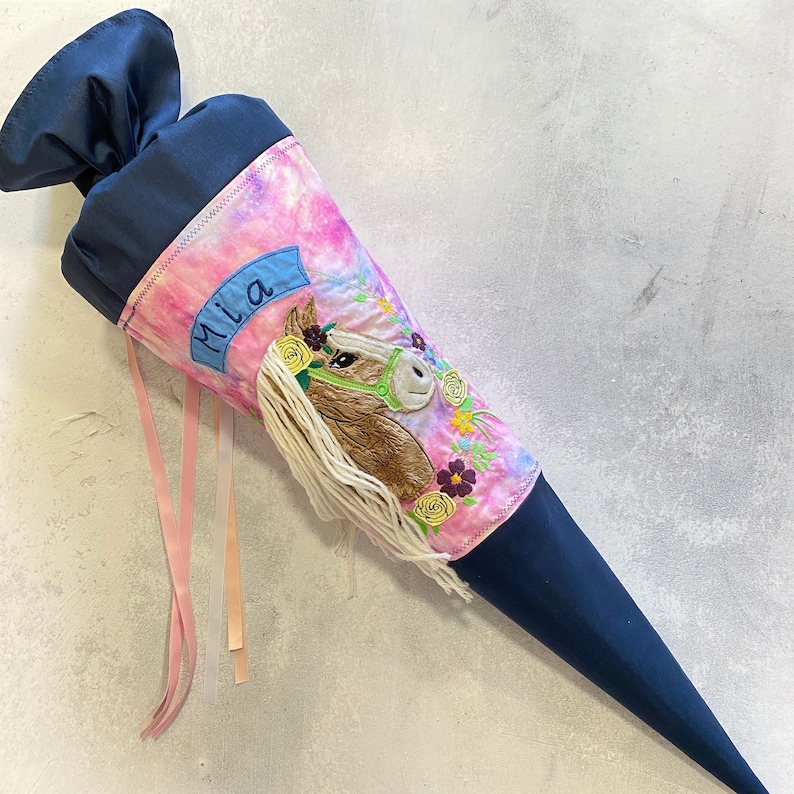 German School Cone | Little Horse | 28inch | Schultüte | Zuckertüte ...