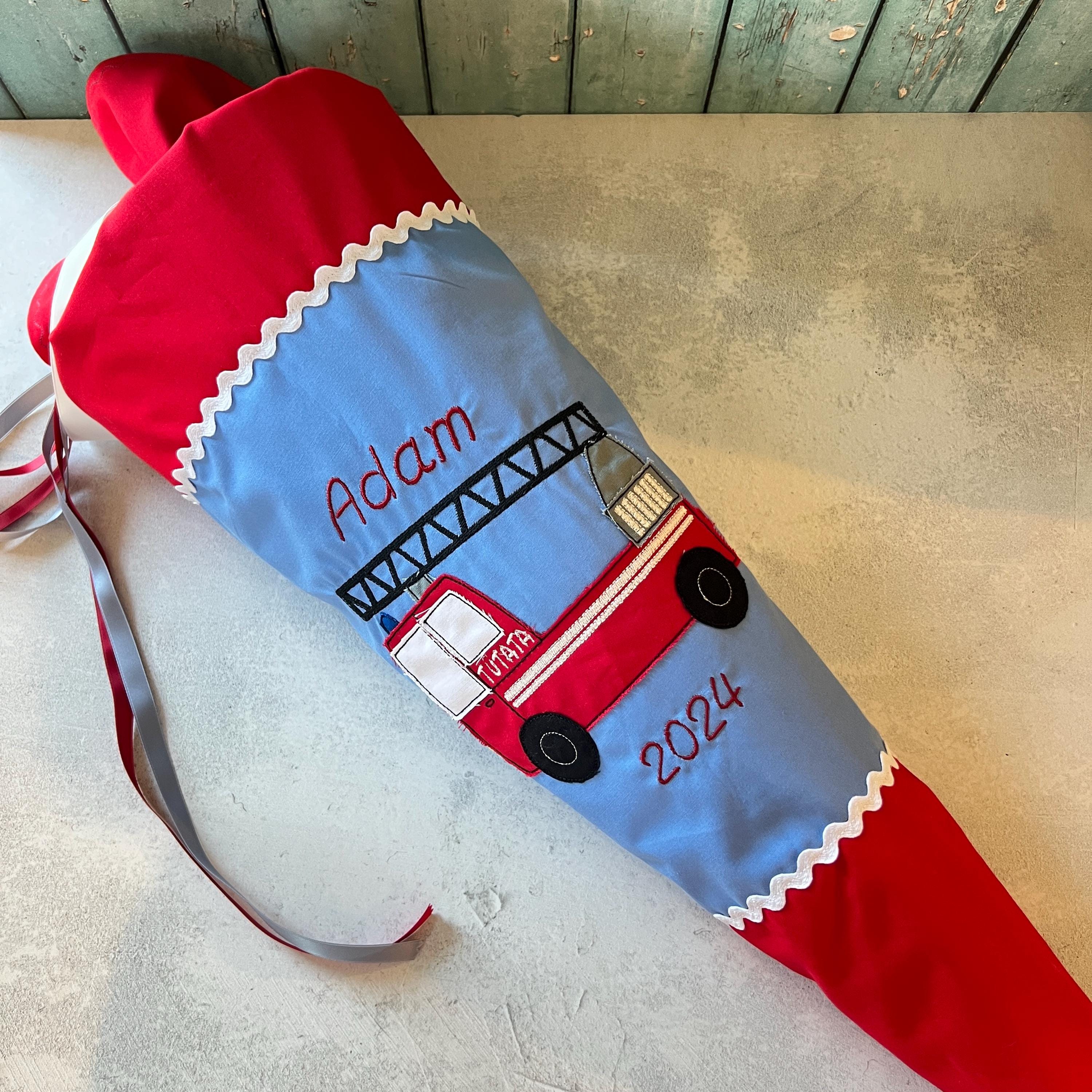 German School Cone | Fire Engine | 28inch | Schultüte | Zuckertüte ...