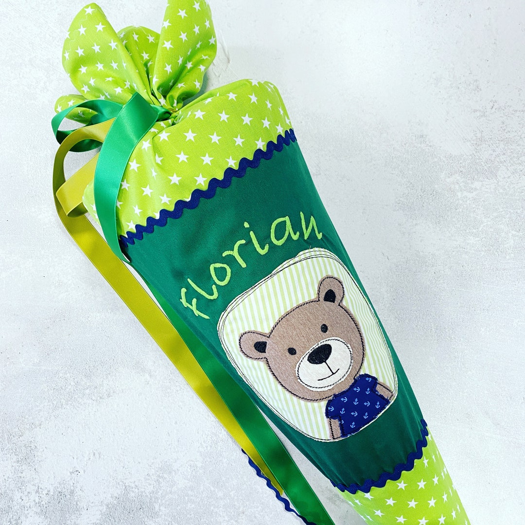 German School Cone | Little Bear | 28inch | Schultüte | Zuckertüte ...