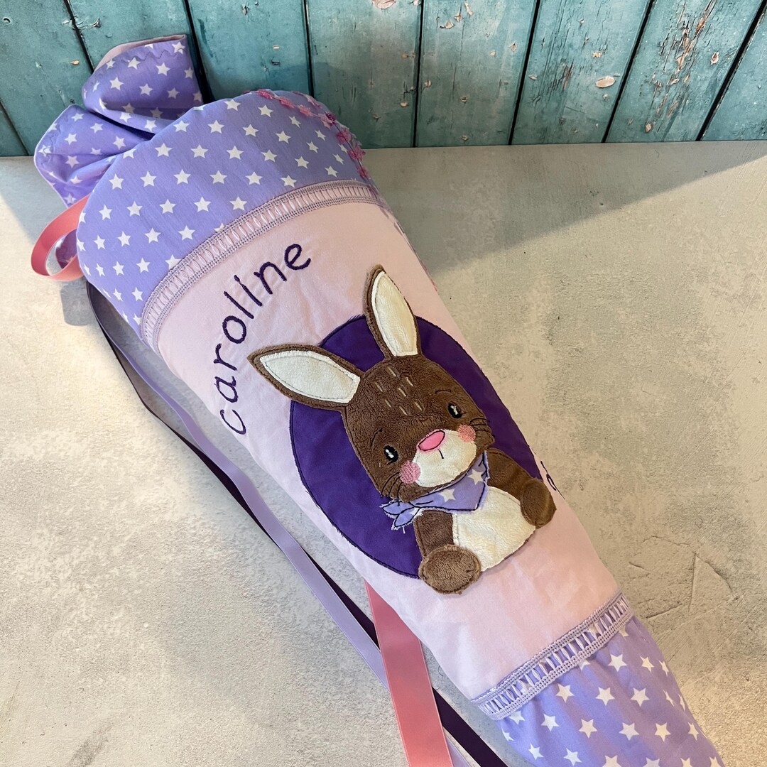 German School Cone | Bunny | 28inch | Schultüte | Zuckertüte ...