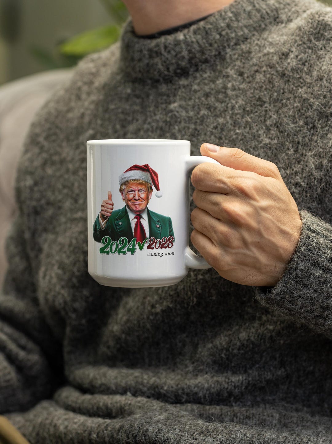 Trump 2024 and 2028 Coming Soon MAGA Mug Gift for Supporters, Patriotic ...