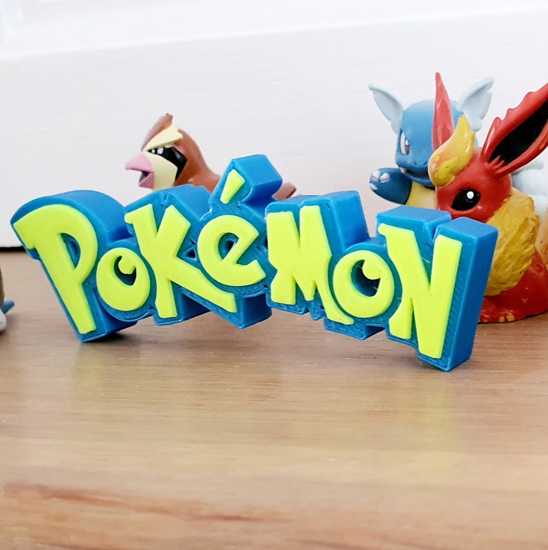 Pokemon Inspired Sign Collectors Non Toxic Biodegradable - Etsy