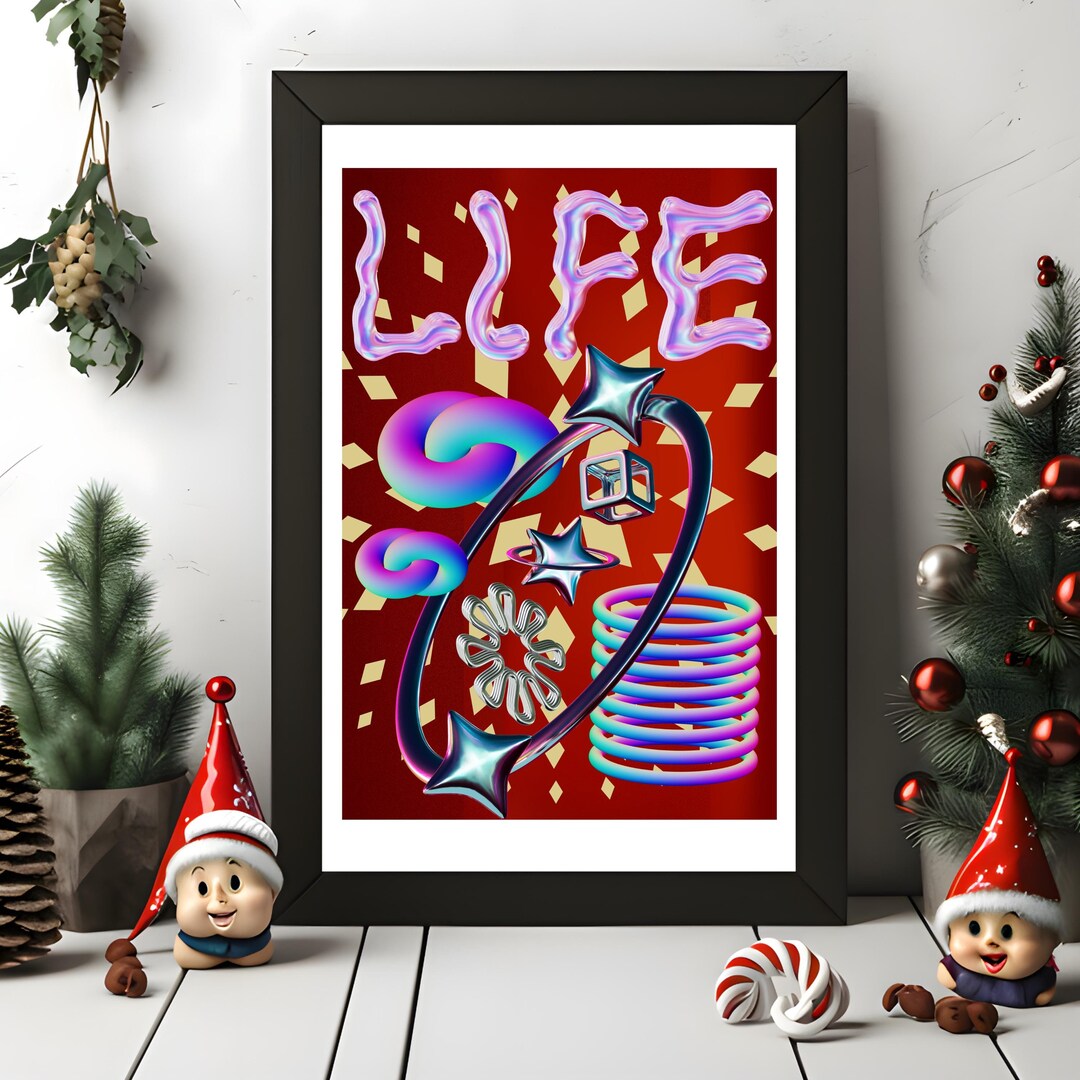 Your Own Life Exposed Poster: Abstract Shapes Art Print - Etsy