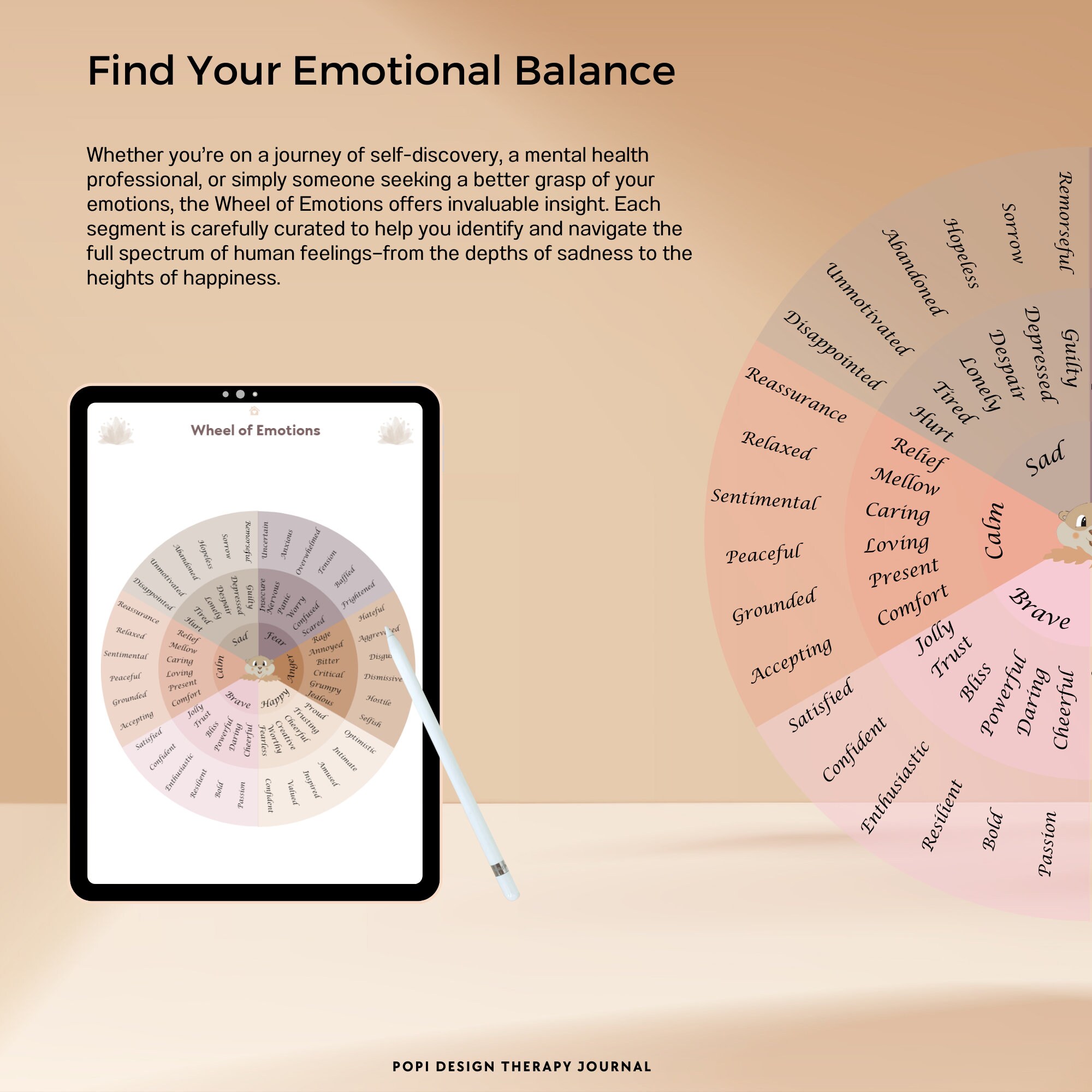 Self-help Journal for Emotional Well-being, Digital Journal, Mental ...