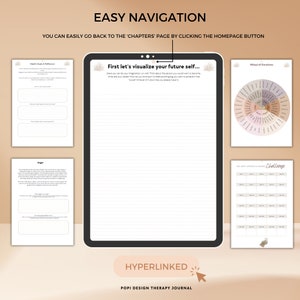 Self-help Journal for Emotional Well-being, Digital Journal, Mental ...
