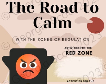 Zones of Regulation Traffic Light Activity Posters personal Use - Etsy