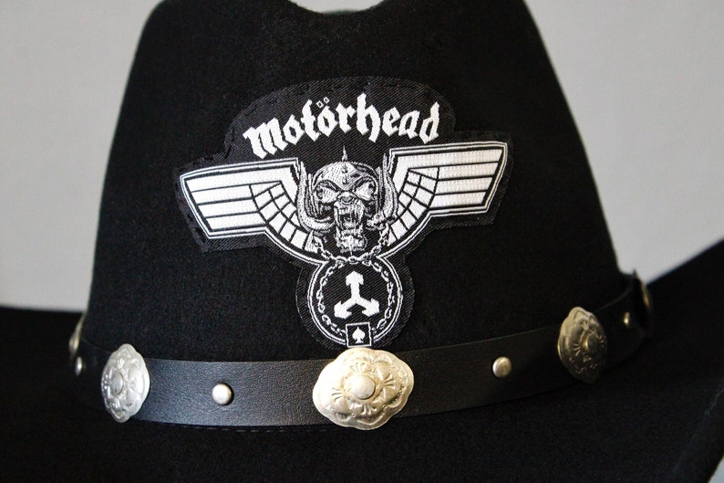 Motorhead Motorhead Cowboy Hat Cowboy Hat Wool Cowboy Hat Lemmy ...