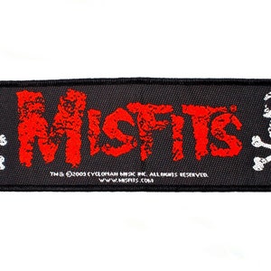 Misfits Patch Misfits Patch Cross Bones Patch Cross Bones Patch ...