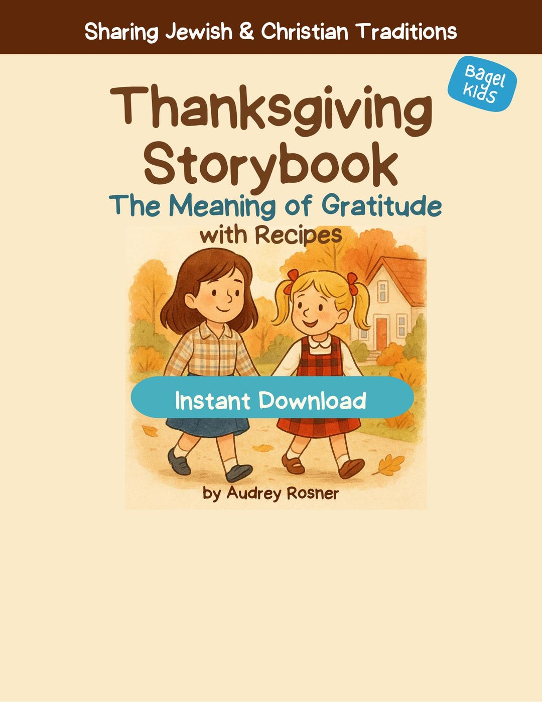 Thanksgiving Story-the Meaning of Gratitude-jewish Christian Interfaith ...