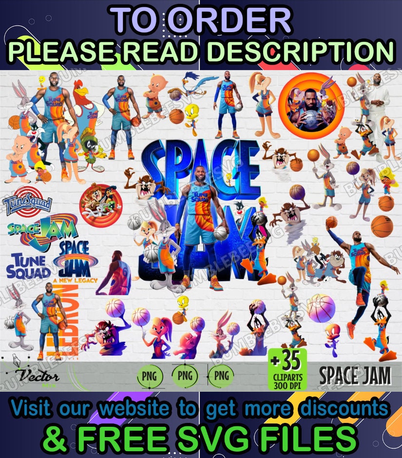 35 Space Jam 2 Png Bundle Space Jam Png Space Jam 2 Space - Etsy