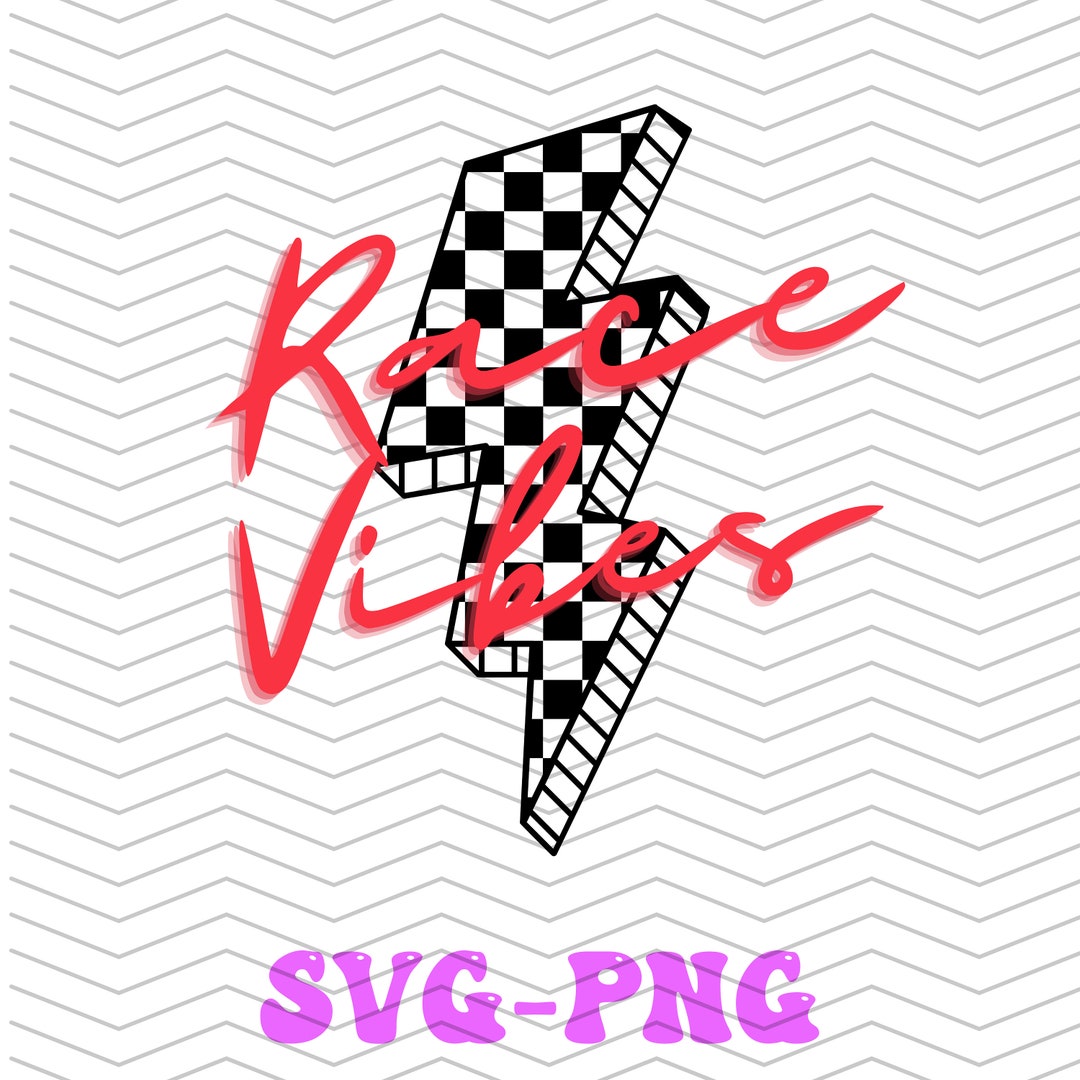 Race Vibes Checkered SVG Checkered Race Vibes SVG Racing SVG - Etsy