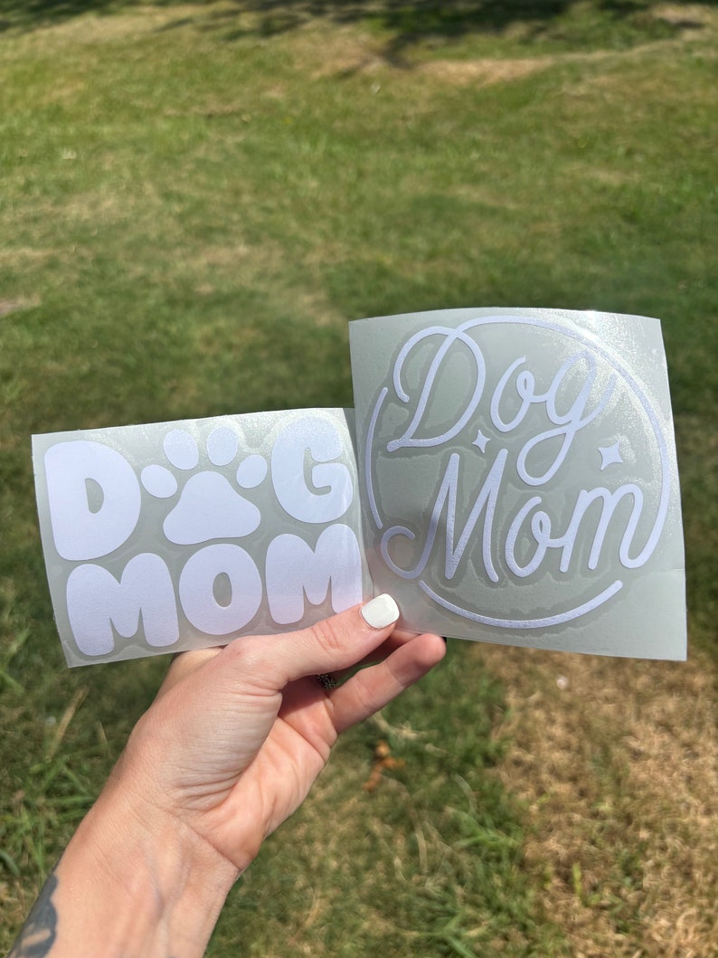 Dog Mom Car Decal Sticker Dog Mom Decal Sticker Stickers for Cups Decal ...