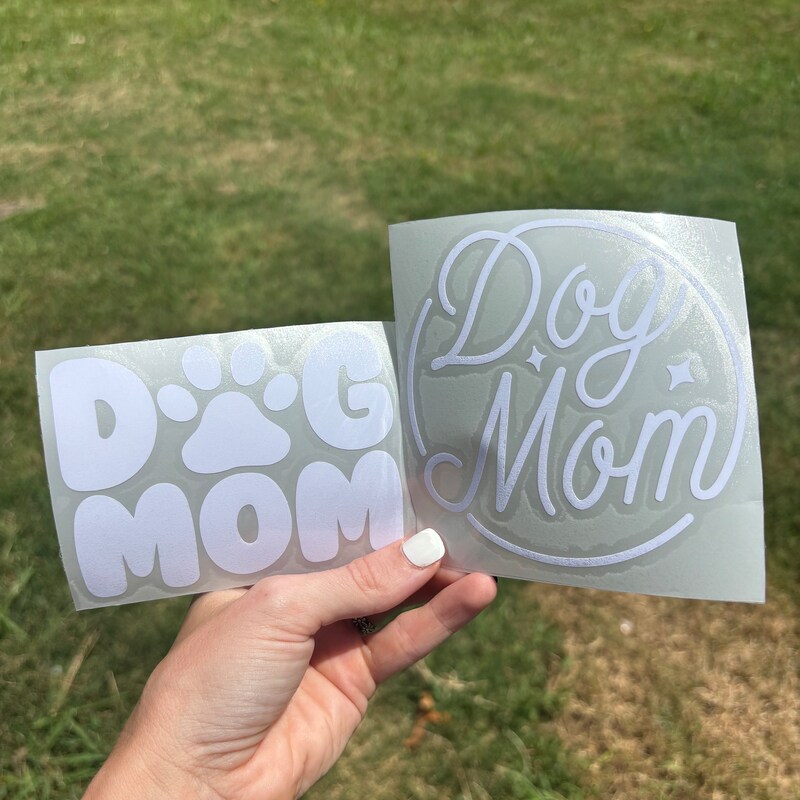 Dog Mom Decal - Etsy