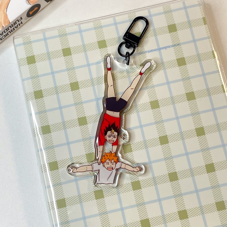 Nishinoya and Hinata Keychain - Etsy