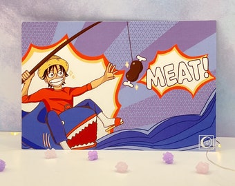 Tanjiro X Luffy Fire Poster - Etsy Canada