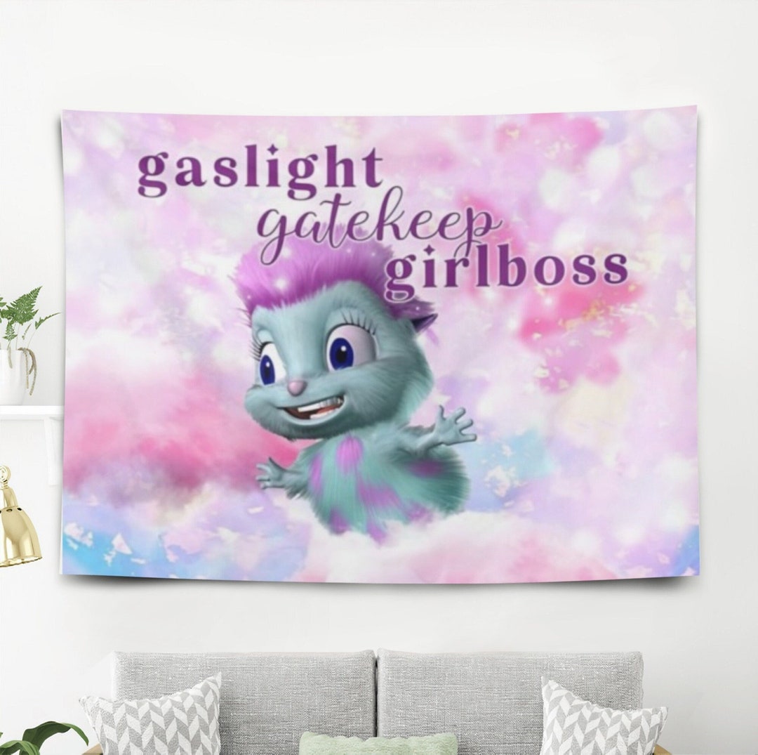 Funny Meme Tapestry, Bibble Beliefs Happiness Gaslight Gatekeep ...
