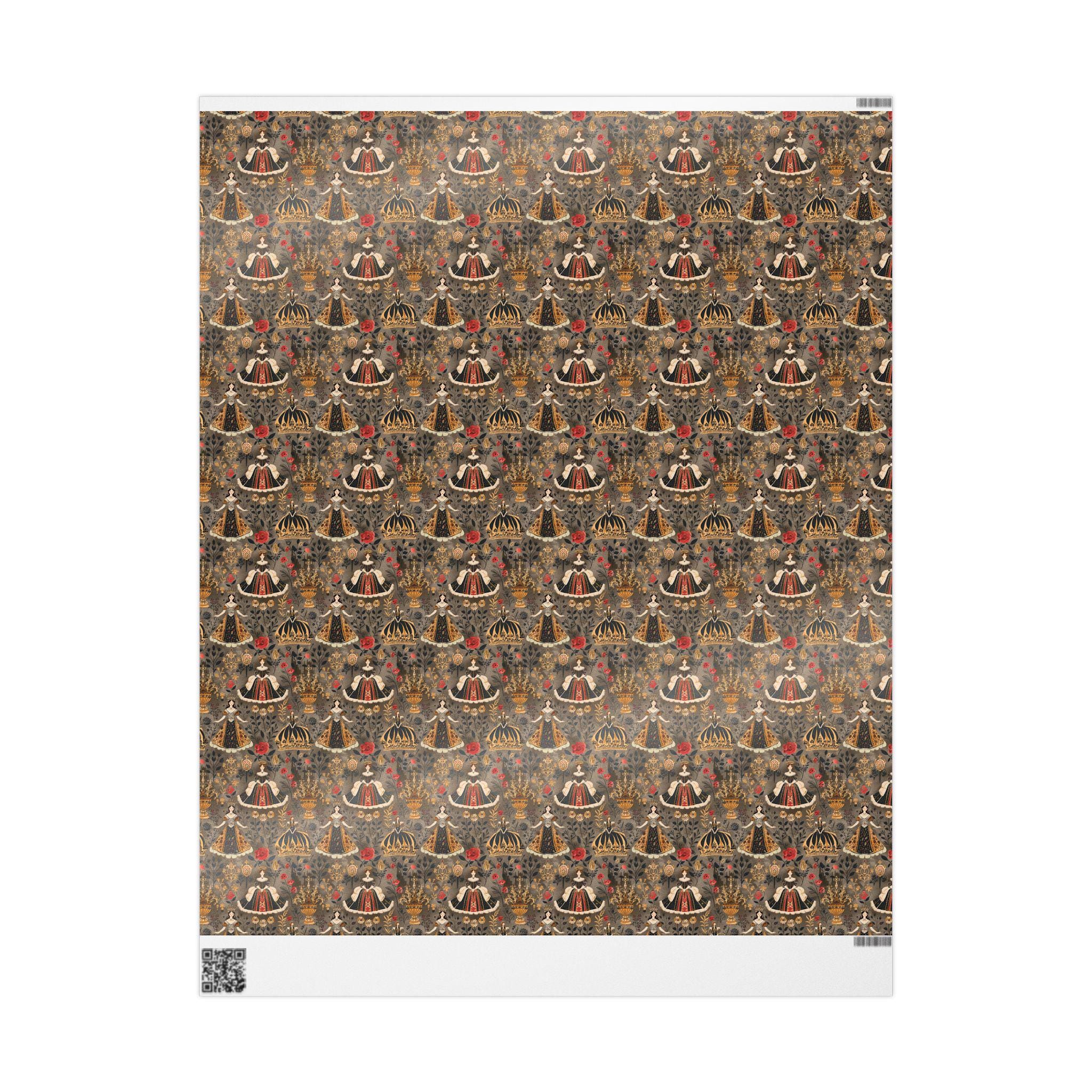 Victorian Christmas Wrapping Paper: Mid-century Queen Design - Etsy