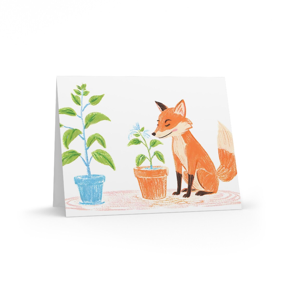 Cute Fox Funny Adorable Anniversary Birthday Present Postcards - Etsy
