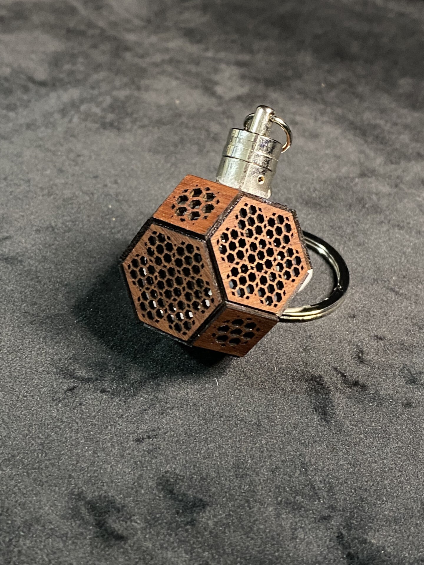 Laser Cut LED Key Ring Sacred Geometry Hexagon Mandala - Etsy