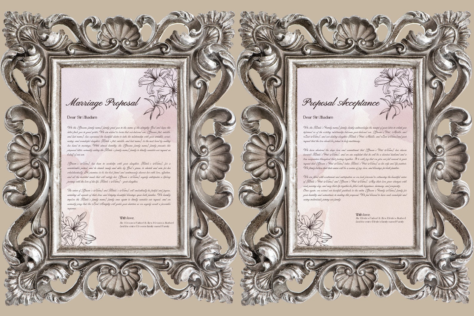 Customizable Nigerian Traditional Wedding Proposal and Acceptance ...