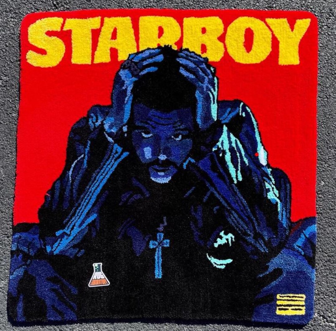 The Weeknd Starboy Album Tufted Handmade Rug Carpet Floor Mat - Etsy