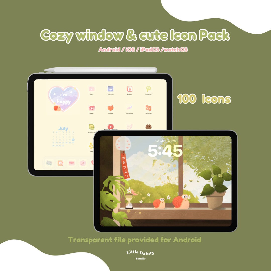 Icons Pack | Cozy Phone Theme | Cute Icons | Cute Phone Theme ...