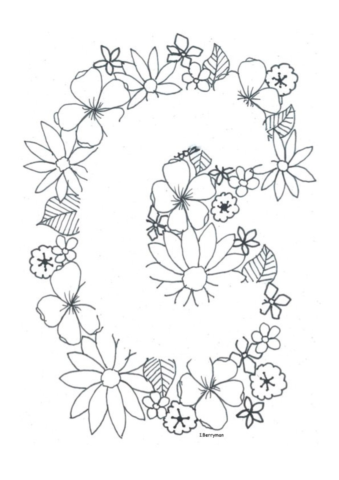 Letter C Colouring Page PDF Download - Etsy