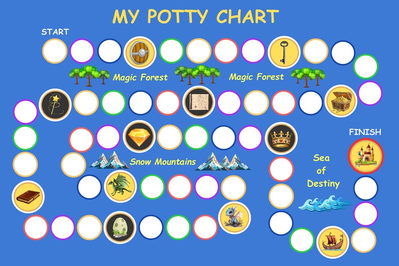 Printable Potty Training Chart - Etsy
