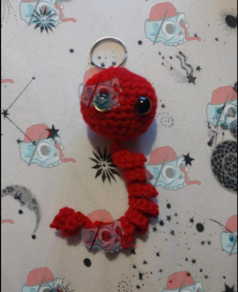 Worry Worm Fidget Crochet Pattern Amigurumi Digital Download Cute - Etsy