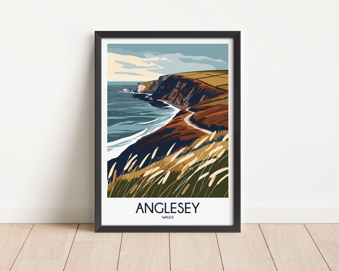 Anglesey Travel Poster Digital Download - Etsy