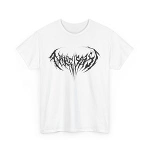 Front Design Metal Font Heavy Cotton Tee - Etsy