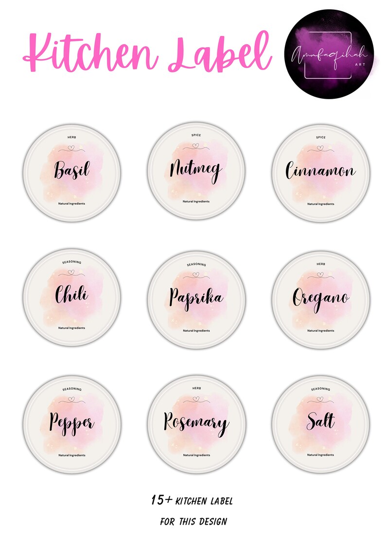 KITCHEN LABEL - Etsy