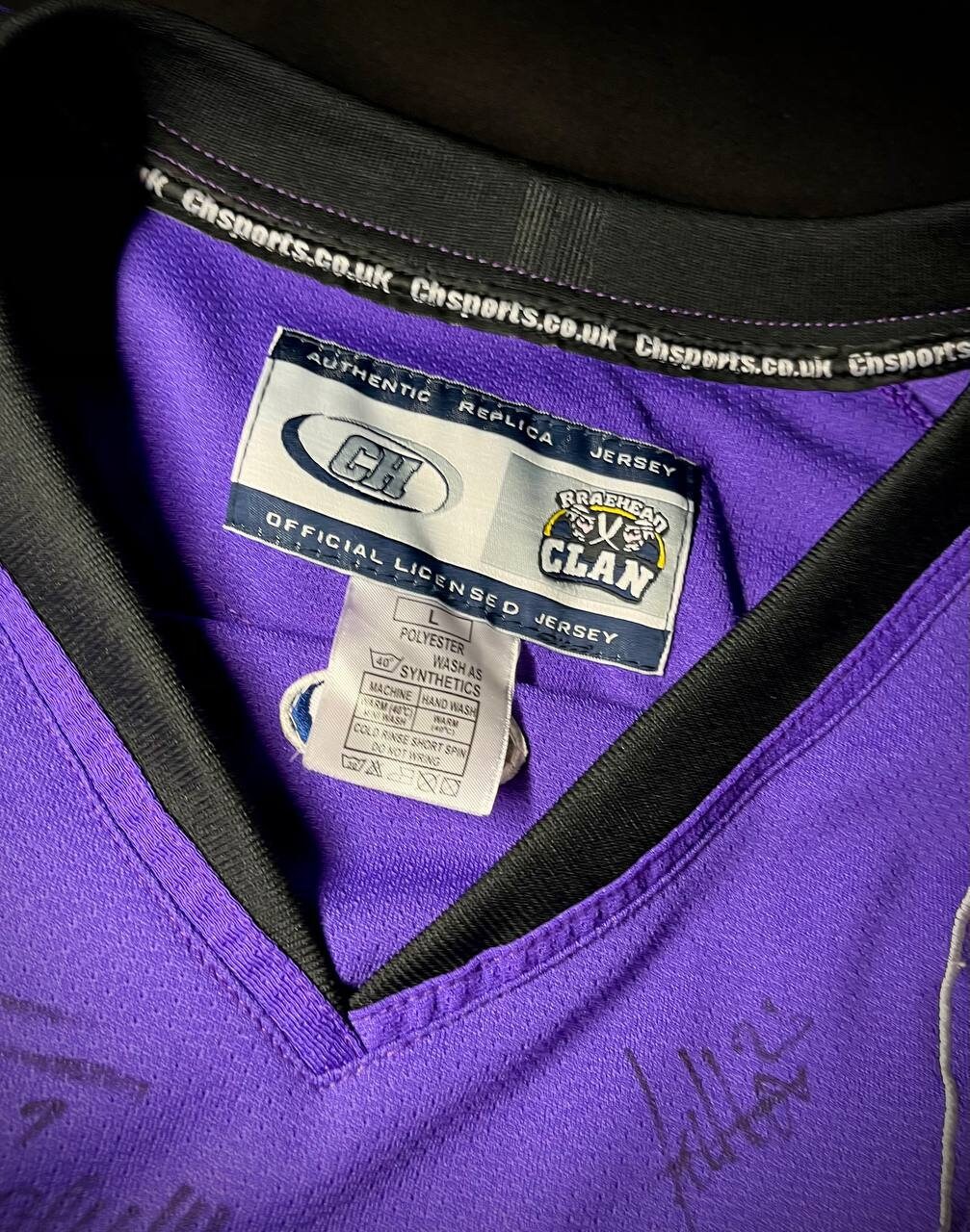 Glasgow Braehead Clan Vintage Warrior Ice Hockey Jersey Shirt Scotland ...