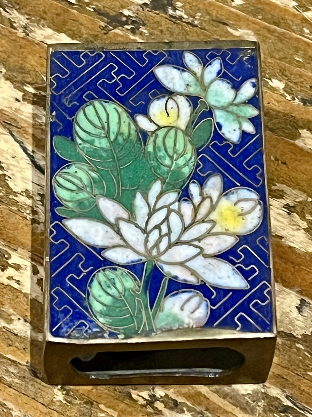 Antique Chinese Cloisonné Matchbox Cover - Etsy