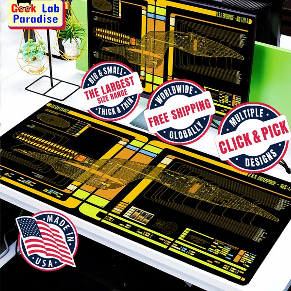 Star Trek Enterprise Mouse Pad - Etsy