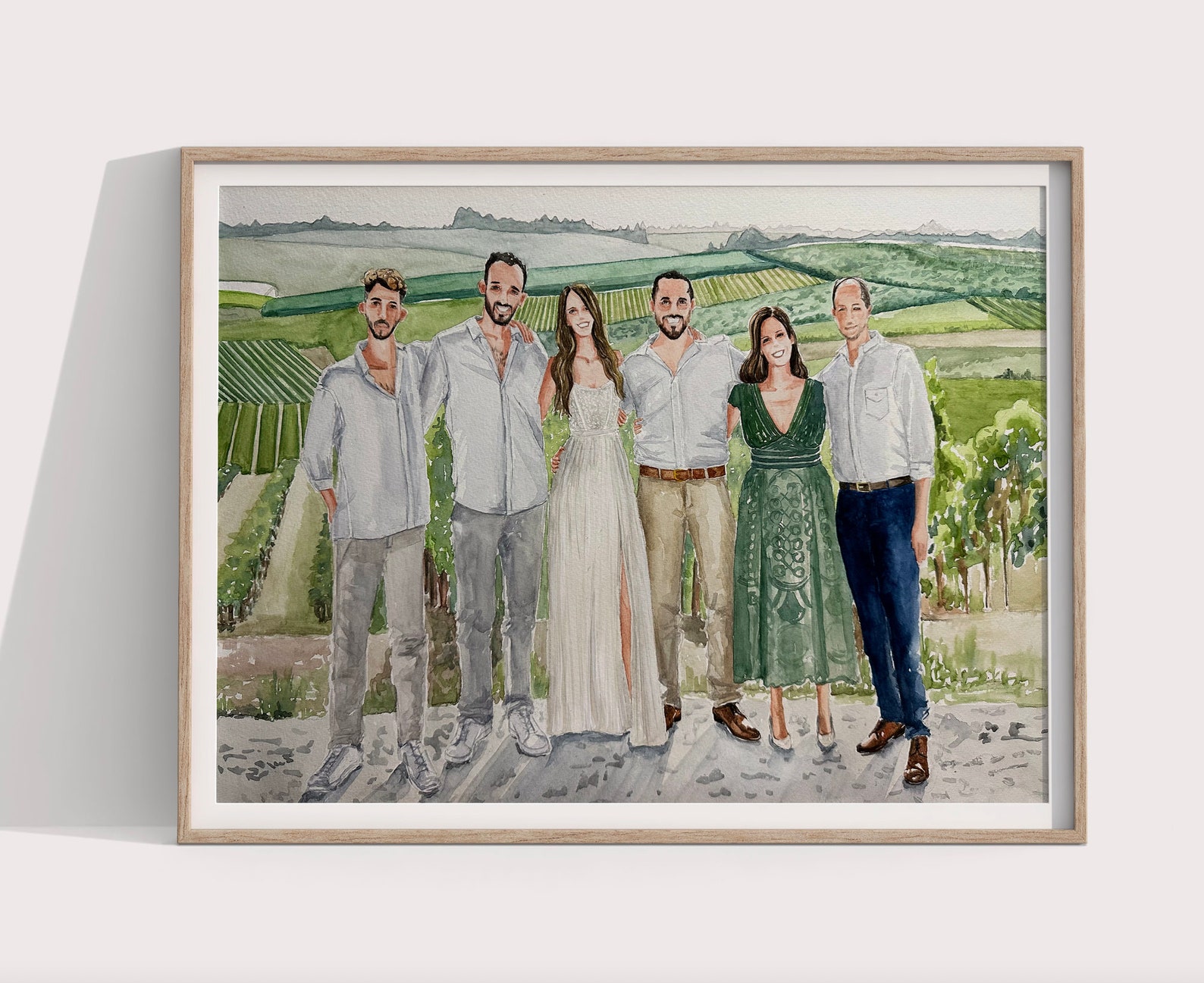 Custom Wedding Portrait Watercolor Painting From Photo - Etsy