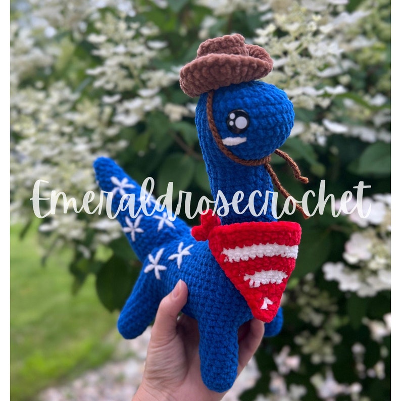 Bananasaurus/cowboy Saurus PLUSHIE - Etsy