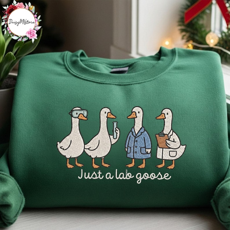 Embroidered Lab Week 2026 Just A Lab Tech Goose Shirt, Laboratory ...