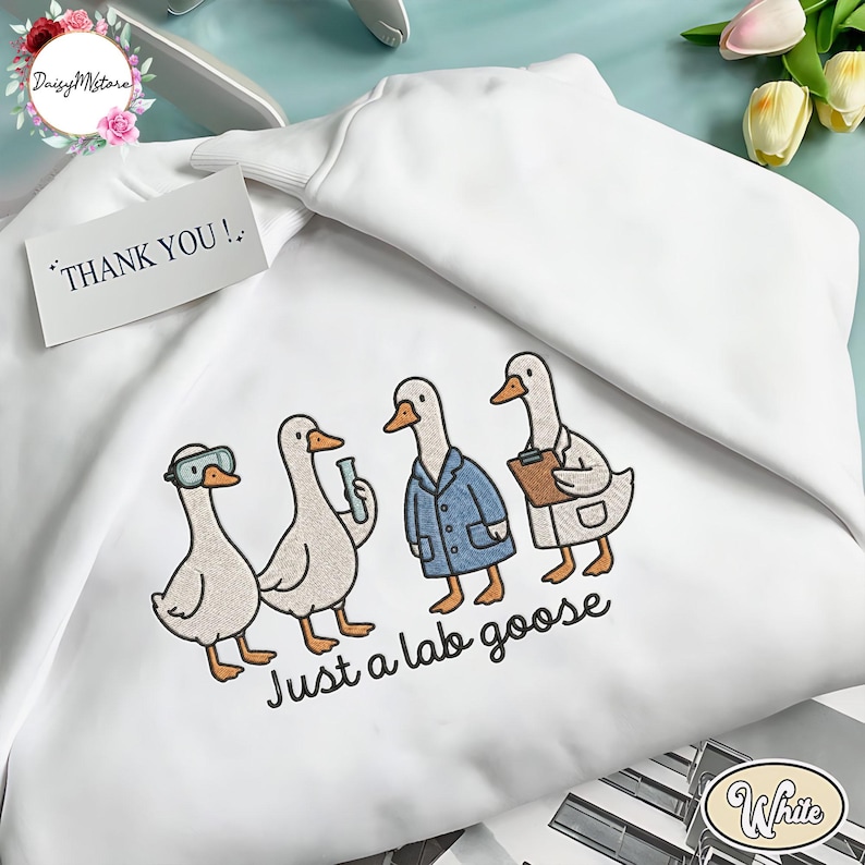 Embroidered Lab Week 2026 Just A Lab Tech Goose Shirt, Laboratory ...