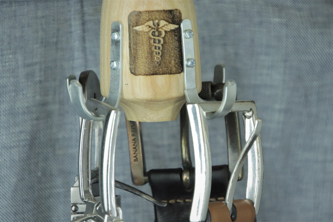 Gift for a Doctor, Functional Doctor Belt Hanger, Caduceus Decal Hanger ...