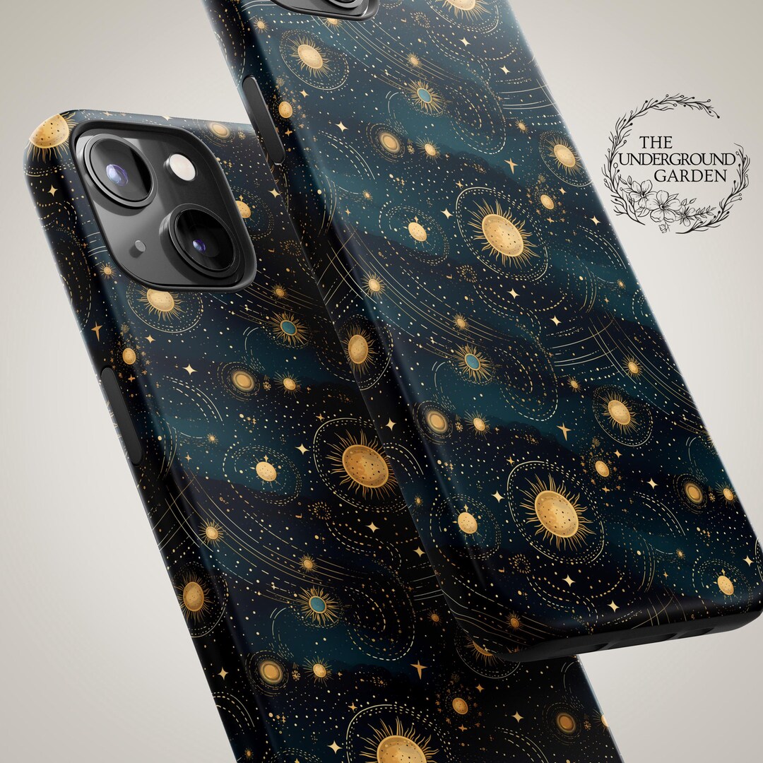 Celestial Galaxy Stars Phone Case for iPhone 16 Magsafe, 15 Plus, 14 ...