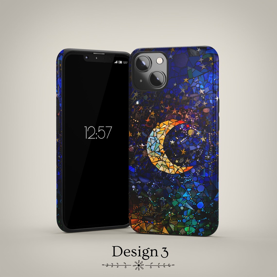 Mystical Moon Stained Glass Phone Case: Iphone, Galaxy, Wireless ...