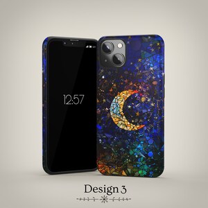 Mystical Moon Stained Glass Phone Case: Iphone, Galaxy, Wireless ...