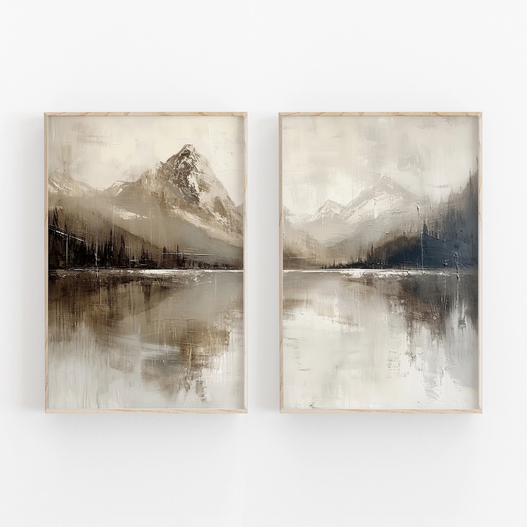 Nature Inspired Abstract Art Print, Digital Download, Landscape ...