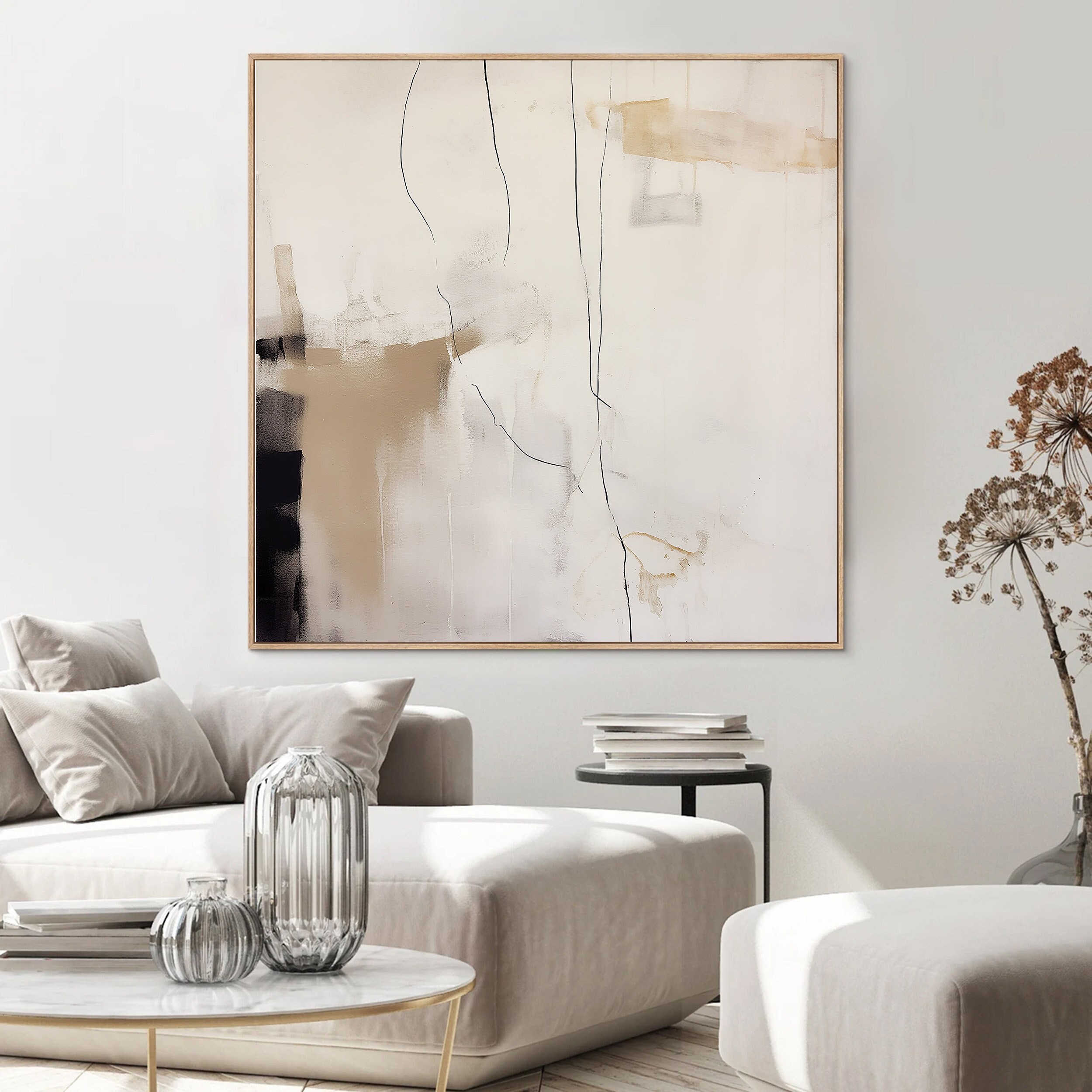 Abstract Print Contemporary Abstract Art Print Japandi Style - Etsy