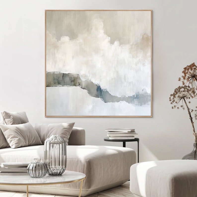 Abstract Print, Contemporary Abstract Art Print, Japandi Style Decor ...