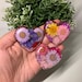 Handmade Resin Flower Magnets – Real Pressed Flowers – Heart Shaped ...